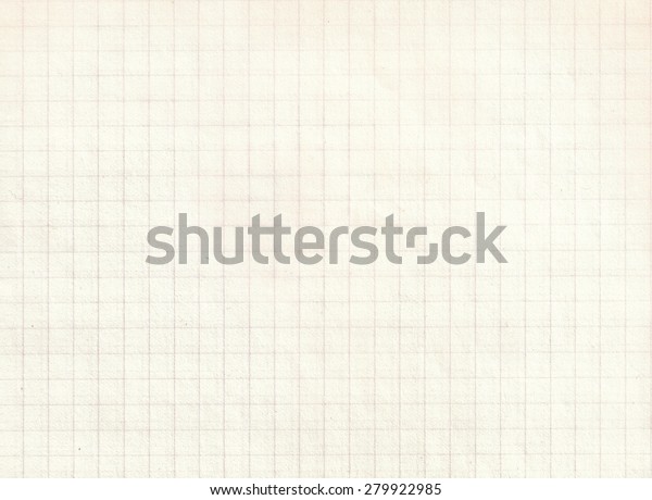 Squared Old Paper List Notebook Vintage Stock Photo (Edit Now) 279922985