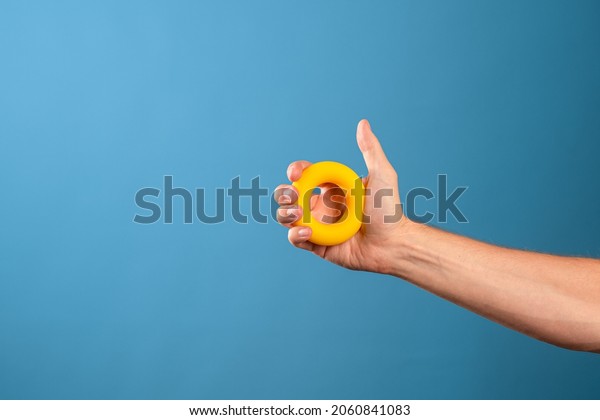 Squeeze Apply Force Soft Toroidal Rubber Stock Photo 2060841083 ...