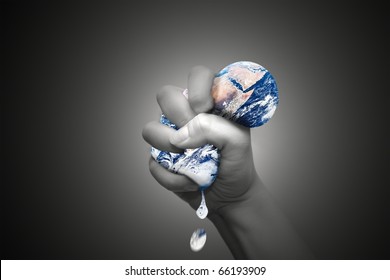 Squeezing Earth Stock Photo 66193909 | Shutterstock