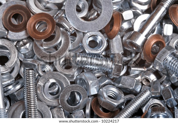 Srew Bolt Background Stock Photo (Edit Now) 10224217