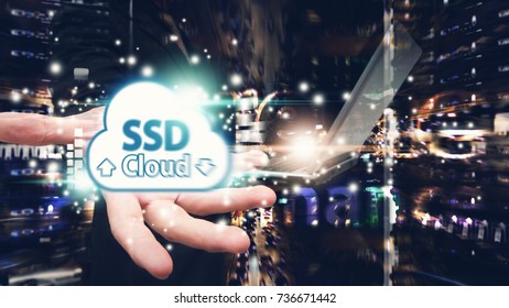 Ssd Cloud Computing Service Ssd Cloud Stock Photo 737353897 | Shutterstock