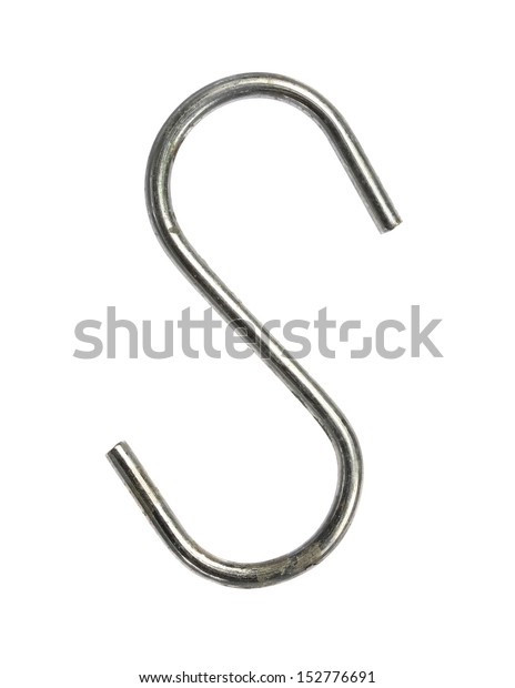 Sshaped Hook Isolated On White Background Stock Photo (Edit Now) 152776691