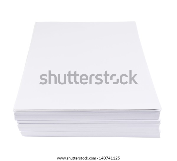 Stack A4 Size White Paper Sheet Stock Photo 140741125 | Shutterstock