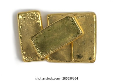 Stack Actual Smallest Gold Bar Commonly Stock Photo 285859634 ...