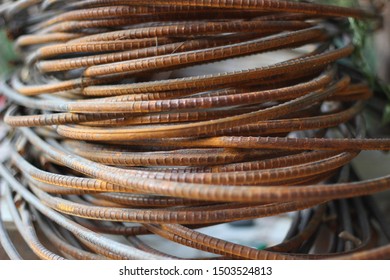Stack Bent Rusty Iron Rods Construction Stock Photo 1503524813 ...