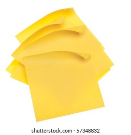 Stack Blank Yellow Sticky Notes Edges Stock Photo 57348832 | Shutterstock