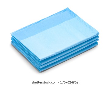 Stack Blue Diaper Pee Pads Isolated Stock Photo 1767624962 | Shutterstock