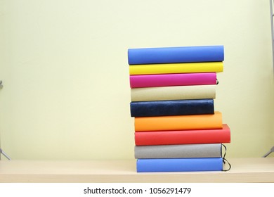 Stack Book On Shelf Library Stock Photo 1056291479 | Shutterstock