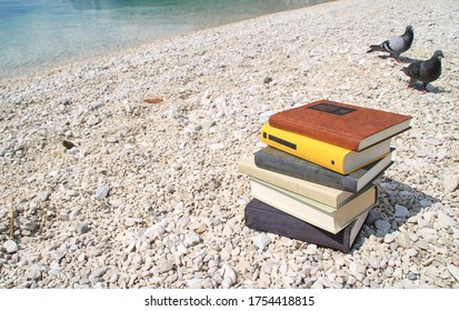 615 Stack Books Beach Images, Stock Photos & Vectors | Shutterstock