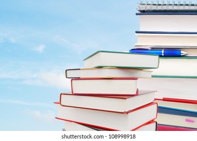 Stack Books Stair Education Concept Stock Illustration 84540001 ...