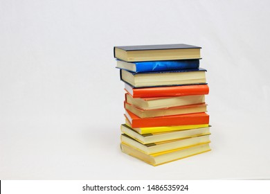 Stack Books On White Background Stock Photo 1486535924 | Shutterstock