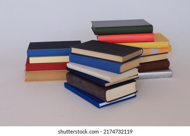 Stack Books On White Background Stock Photo 2174732119 | Shutterstock