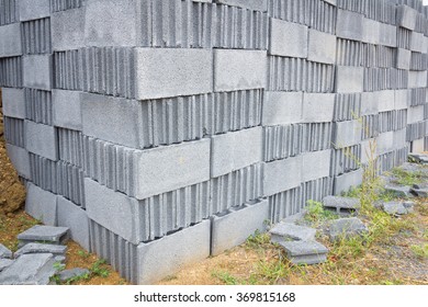 Stack Cement Blocks Construction Site Stock Photo 369815168 | Shutterstock