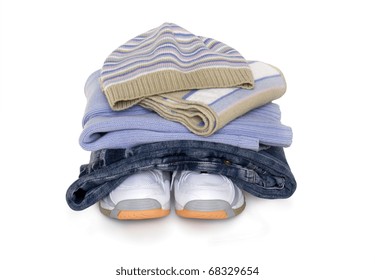 5,611 Stack clothes shoes Images, Stock Photos & Vectors | Shutterstock