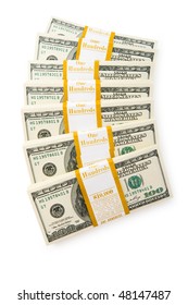 Winning Lottery Ticket Cash Isolated On Stock Photo 554247505 ...