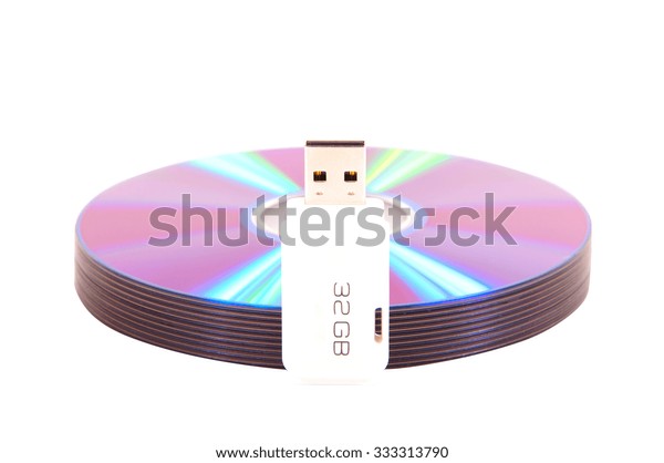 Stack Dvds 32gigabyte Flash Drive On Stock Photo 333313790 | Shutterstock