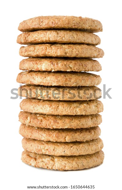 Stack Freshly Homemade Integral Dry Biscuits Stock Photo 1650644635 ...