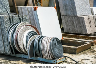 Stack Granite Slab Marble Industry Factory Stock Photo 298995263 ...