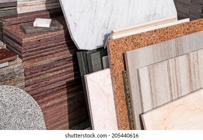 Stack Granite Texture Design Panel Sample Stock Photo 205440616 ...