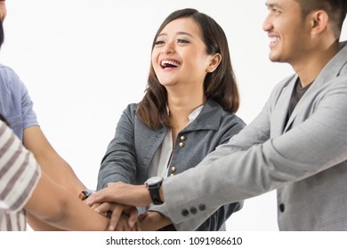 Stack Hand Pose By Group Young Stock Photo 1091986610 | Shutterstock