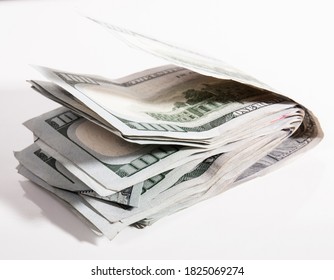 Stack Hundreds On White Background Stock Photo 1825069274 | Shutterstock