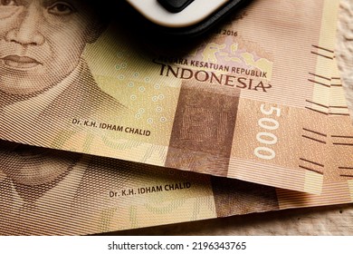 Stack Indonesian Five Thousand Rupiah Banknotes Stock Photo 2196343765 ...