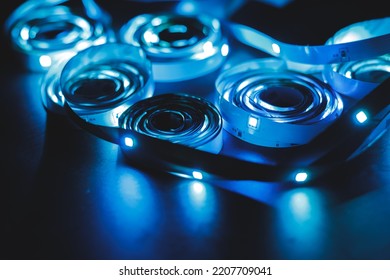 Stack Led Lights On Coiled Flexible Stock Photo 2207709041 | Shutterstock