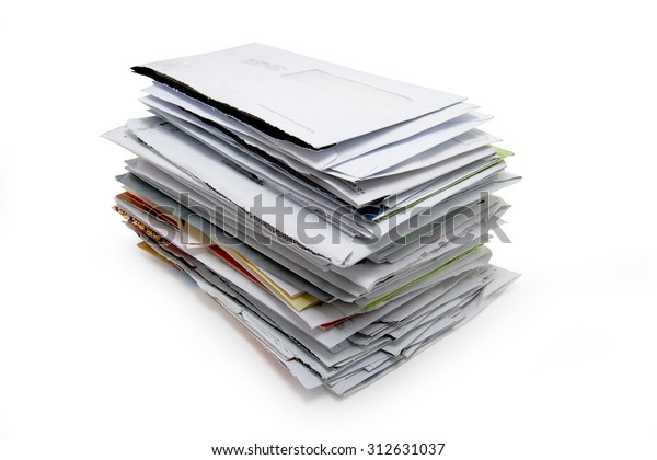Stack Letters Isolated On White Background Stock Photo (Edit Now) 312631037