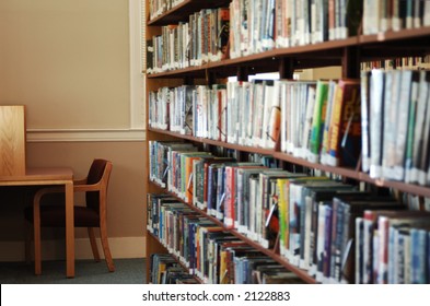 Stack Library Books Cubicle Reading Stock Photo 2122883 | Shutterstock