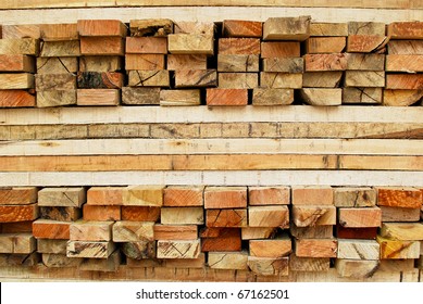Stack Lumber Timber Logs Storage Construction Stock Photo 67162501 ...
