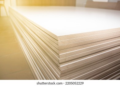 Stack Mdf Panels Neatly Stacked Cabinetry Stock Photo 2205052229 ...