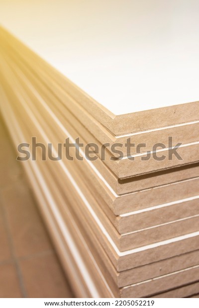 Stack Mdf Panels Neatly Stacked Cabinetry Stock Photo 2205052219 ...