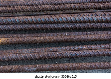 Stack Metal Rusty Reinforcement Bars Stock Photo 383486515 | Shutterstock
