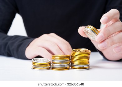 Stack Money Human Hand Stock Photo 326856548 | Shutterstock