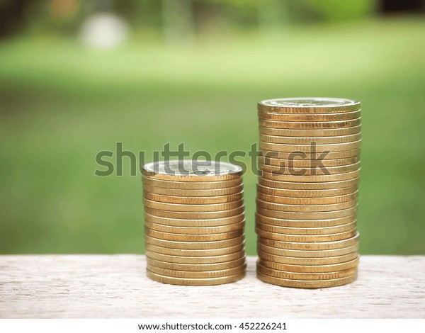 Stack Money Rows Coins Stock Photo 452226241 | Shutterstock