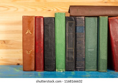 Stack Old Books Standing Side By Stock Photo 1168166632 | Shutterstock