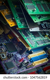 Stack Old Computer Cards Piles Obsolete Stock Photo 1047562819 ...