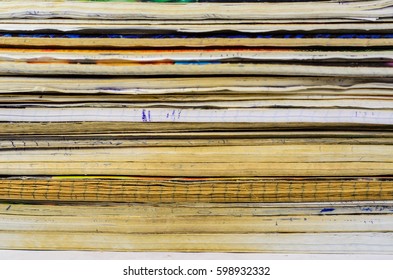 Stack Old Exercise Books Background Stock Photo 598932332 | Shutterstock