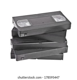 Stack Old Vhs Tapes On White库存照片178595447 | Shutterstock