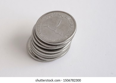 Stack One Dirham Coins Uae Stock Photo 1506782300 | Shutterstock