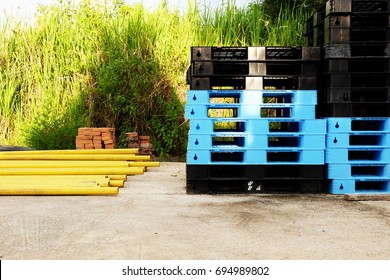 Stack Pallets Pvc Water Pipes Stock Photo 694989802 | Shutterstock