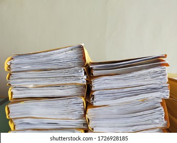 Stack Paper Files White Background Stock Photo 1726928185 | Shutterstock
