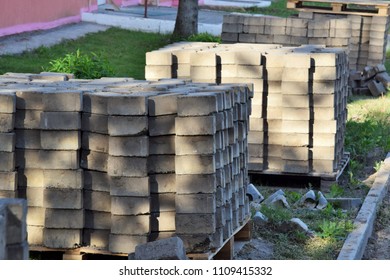 Stack Paving Slabs Package Stock Photo 1109415332 | Shutterstock