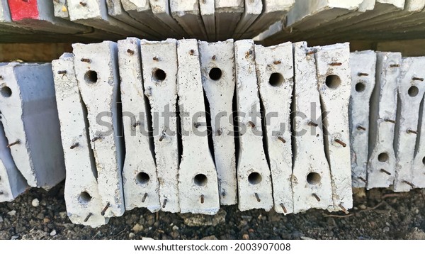 Stack Precast Concrete Wall Panels Construction Stock Photo 2003907008 ...