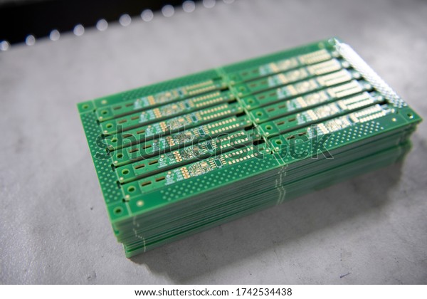 Stack Printed Circuit Boards Pcb Stock Photo (Edit Now) 1742534438