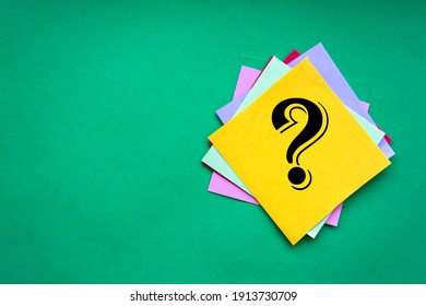 Stack Colorful Papers Question Marks On Stock Photo 1509749270 ...