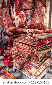 Stack Rugs On Display Stock Photo 1127154131 | Shutterstock