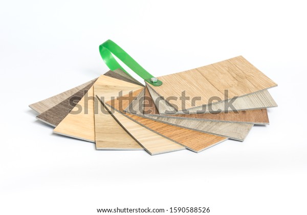 Stack Sample Pvc Vinyl Wood Planks : photo de stock (modifiable) 1590588526