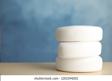 Stack Soap Bars On Table Space Stock Photo 1201594201 | Shutterstock