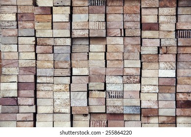 Stack Square Log Wood Stock Photo 255864220 | Shutterstock